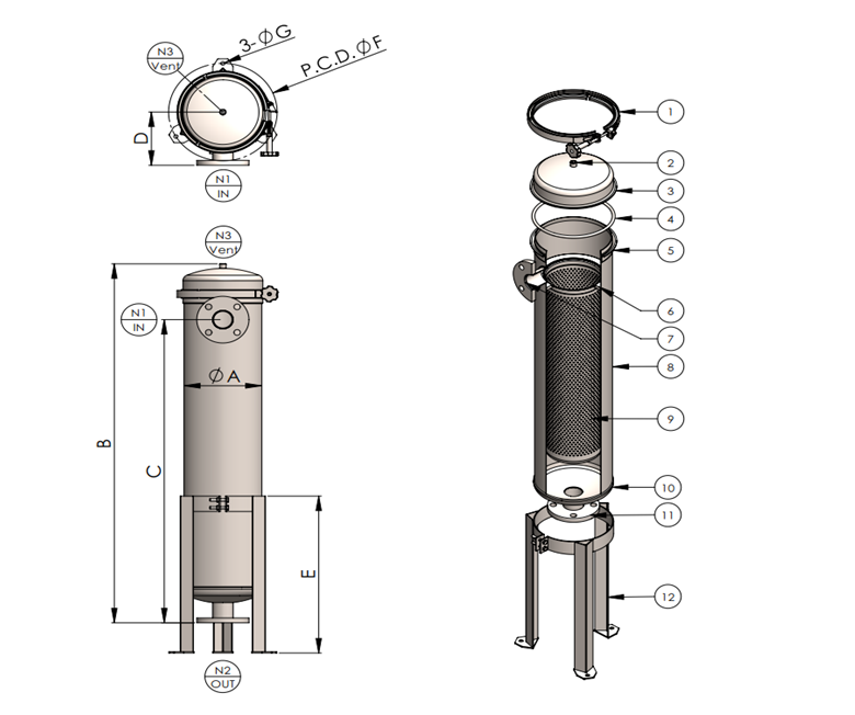 Kl K Series Products Filter Housing Manufacturing ∣ Oztter